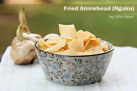 Little Inbox Recipe ~Eating Pleasure~: Deep Fried Arrowhead Chips