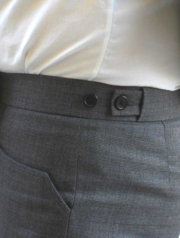 Side tabs or single rear tab? | Styleforum