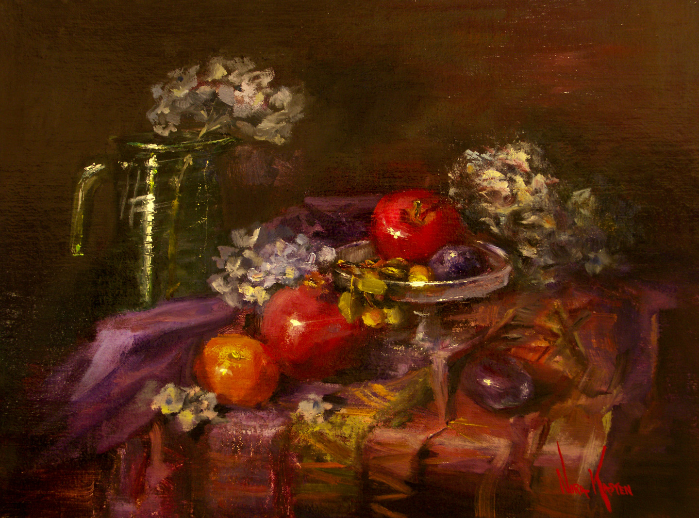 ART & SPIRIT by Artist, NORA KASTEN: NORA KASTEN Artist Oil Painting ...