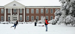 The University of North Carolina Wilmington: A Snowy UNCW