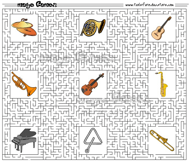 Rachel's Articles: Article 10- Instruments Maze