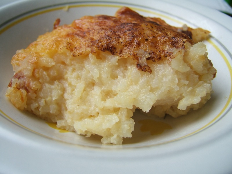 Melsh Recipes: Rice pudding