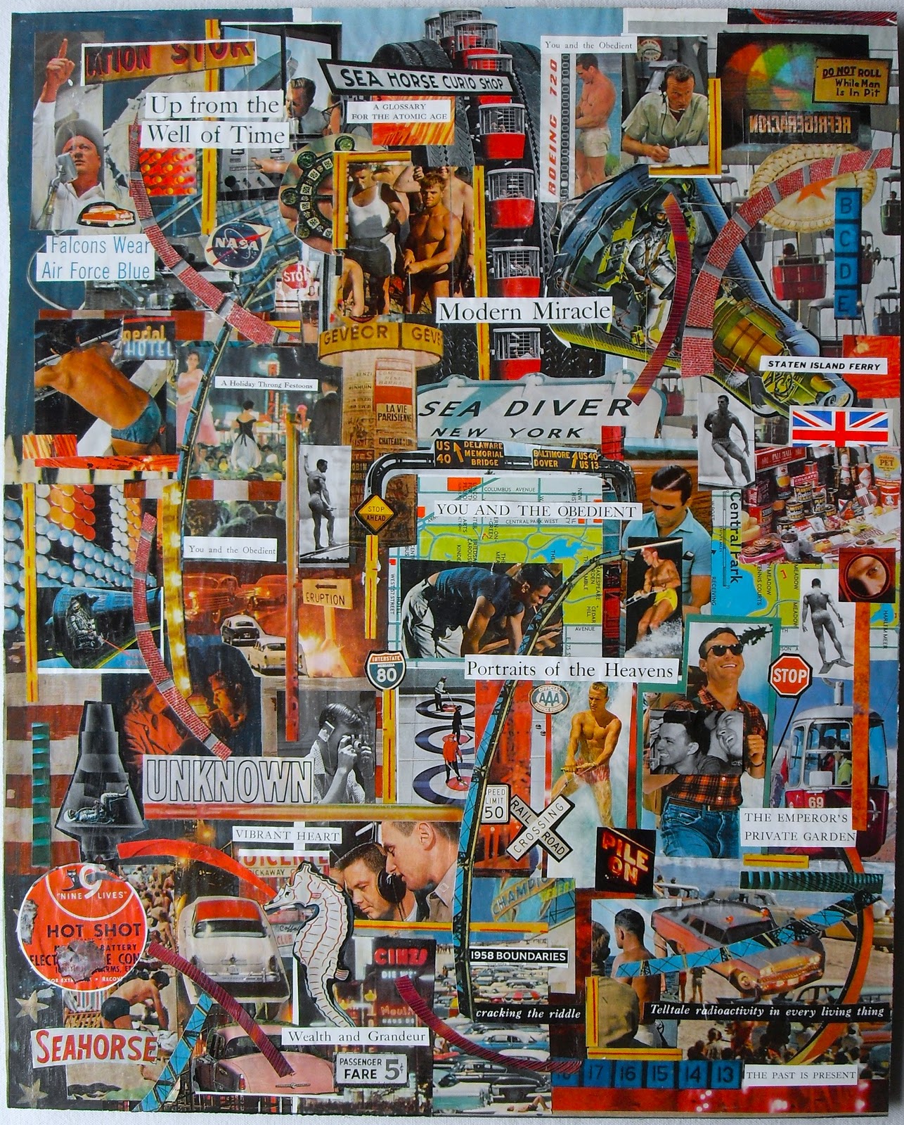 ART SKOOL DAMAGE : Christian Montone: Collage: You And The Obedient