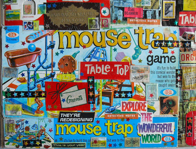 ART SKOOL DAMAGE : Christian Montone: Collage: Negative Stars (Diptych)