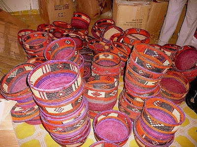 Giulia Geranium: The Colorful African Basket