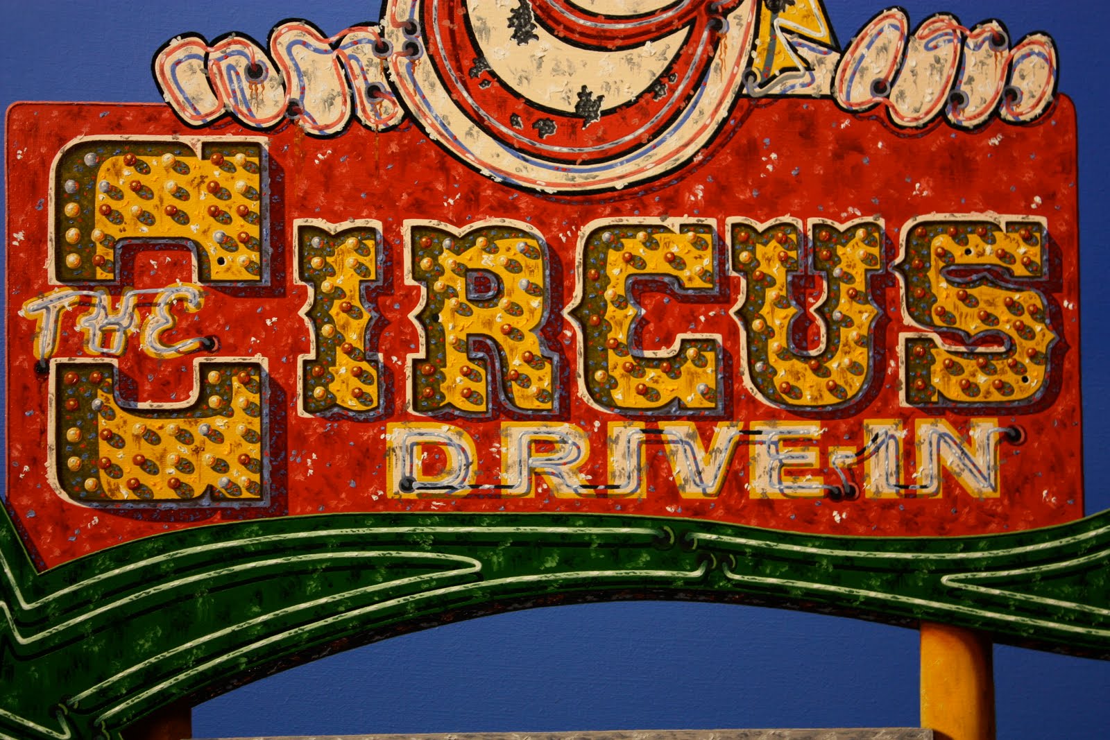 MARK OBERNDORF FINE ART: Circus Drive-In - Wall, New Jersey