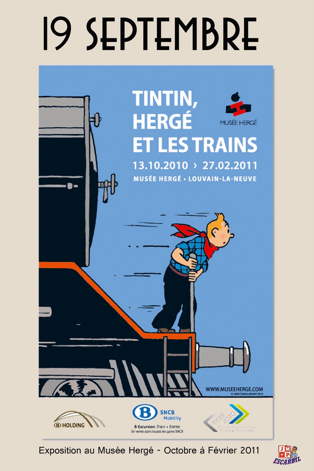 Imagerie du Chemin de Fer: Exposition "Tintin Hergé et les Trains" à ...