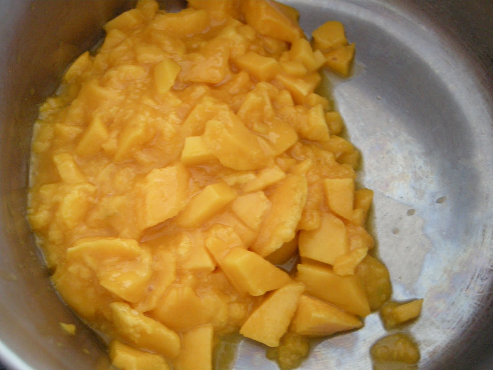 Kitchens Are Monkey Business: Rosie Makes A Mango Habanero Sauce.