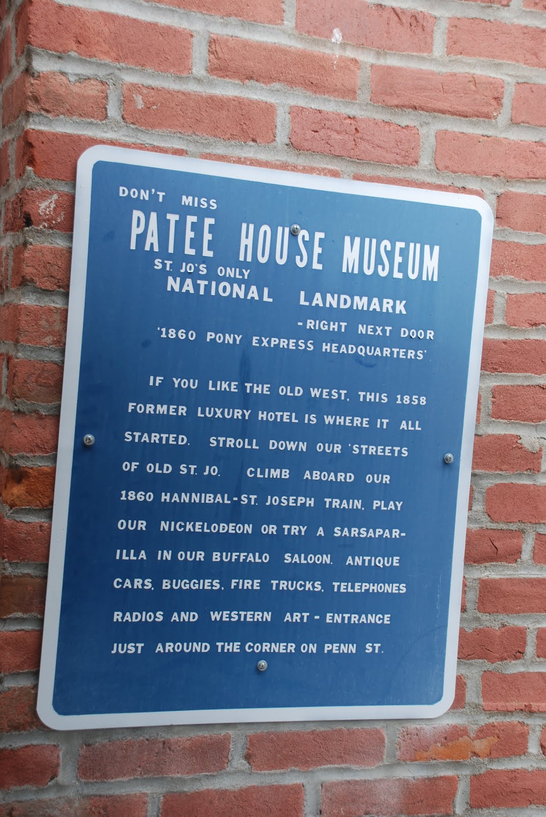 Kitchens Are Monkey Business: St. Joseph, Missouri. Patee House.
