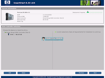 很多人說看不懂的部落格: 用SmartStart CD v8.30安裝Windows Server 2008 R2