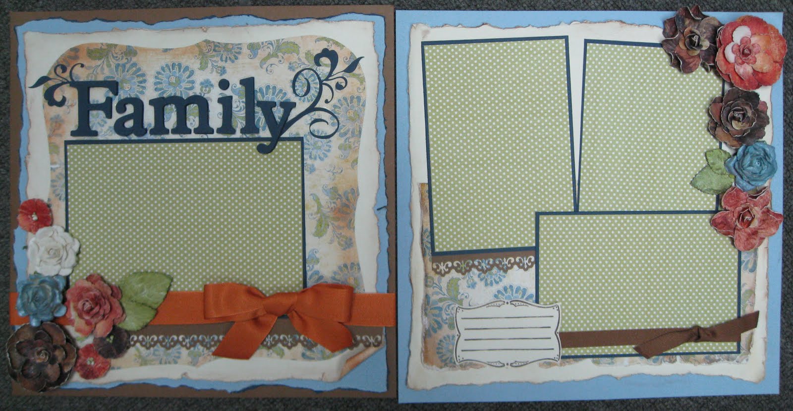 Scrapbooking with Friends: Family Layout