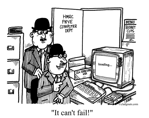 Clangnuts Cartoon Blog: HMRC PAYE Cartoon.