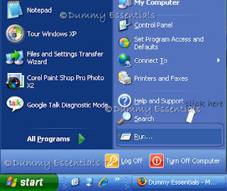 Dummy Essentials: 60 Basic Run Commands in Win XP