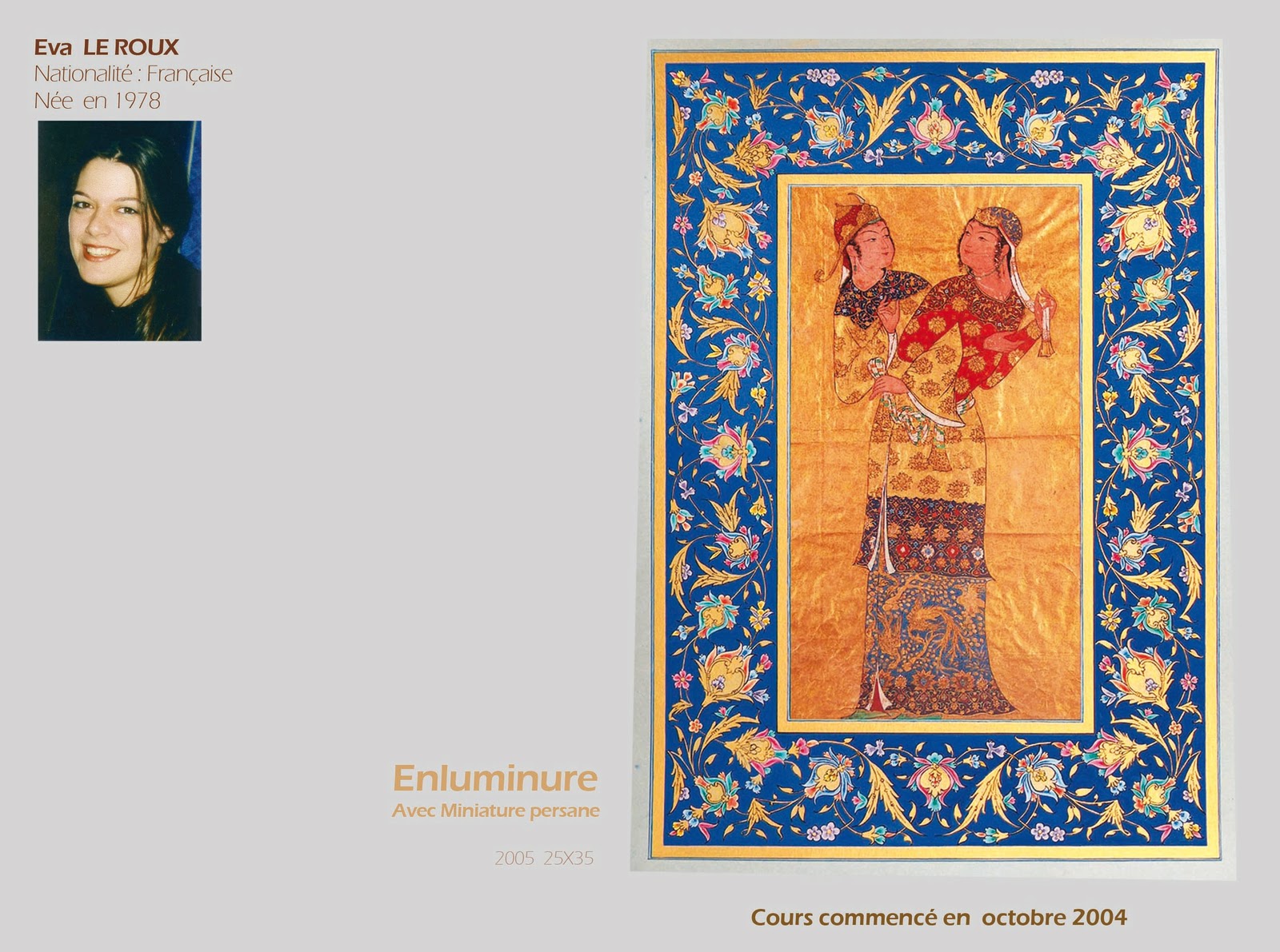 ECEPT: Enluminure Persane par Eva Le Roux _ 2004 - 2008
