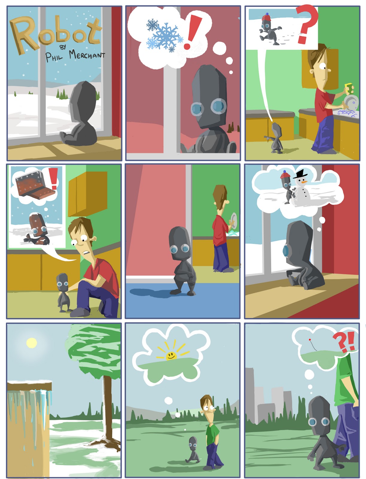 Lobster and Cheese: Graphic Novel Short Story - "Robot"