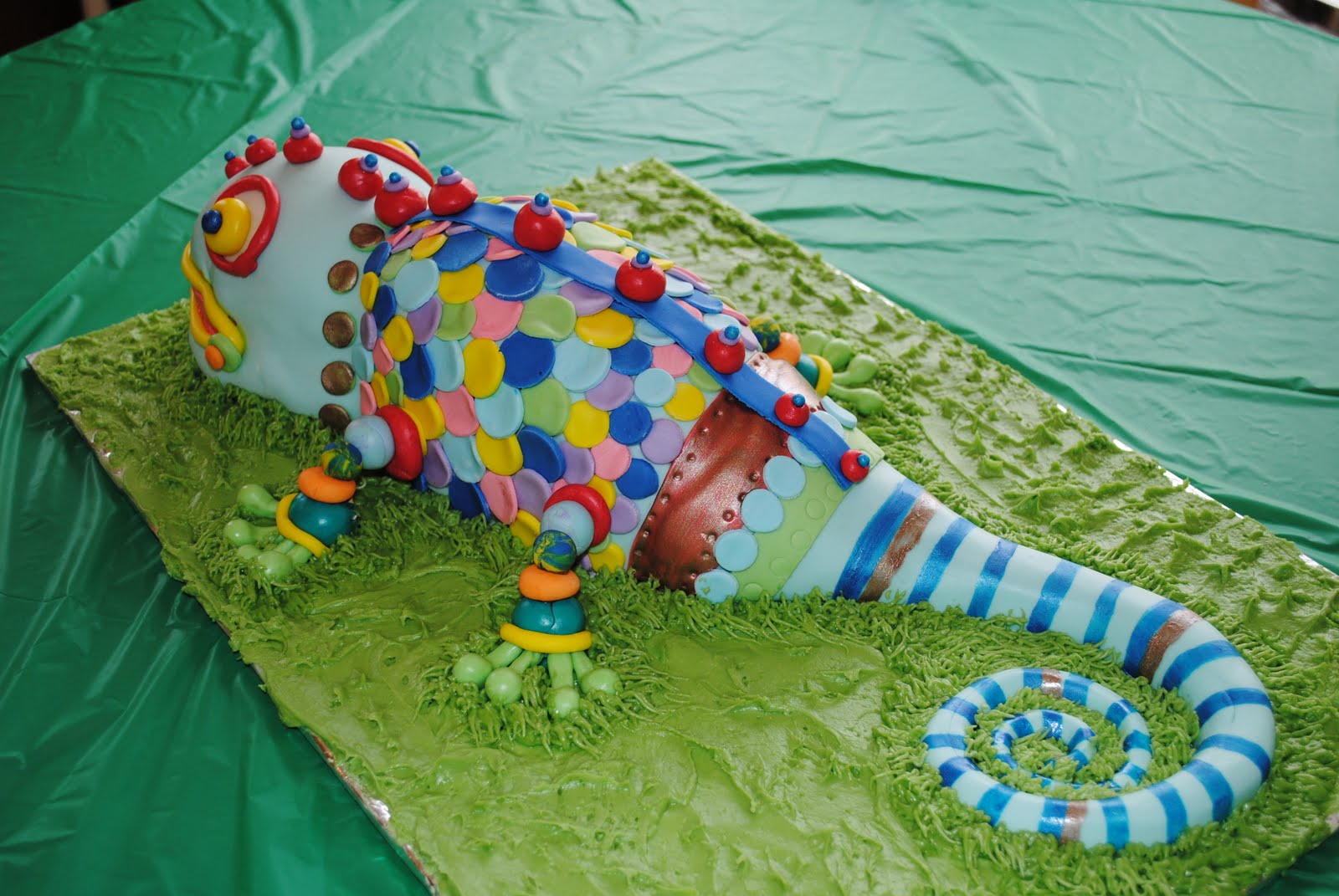 Becky's Cake Blog: Chameleon Chameleon!