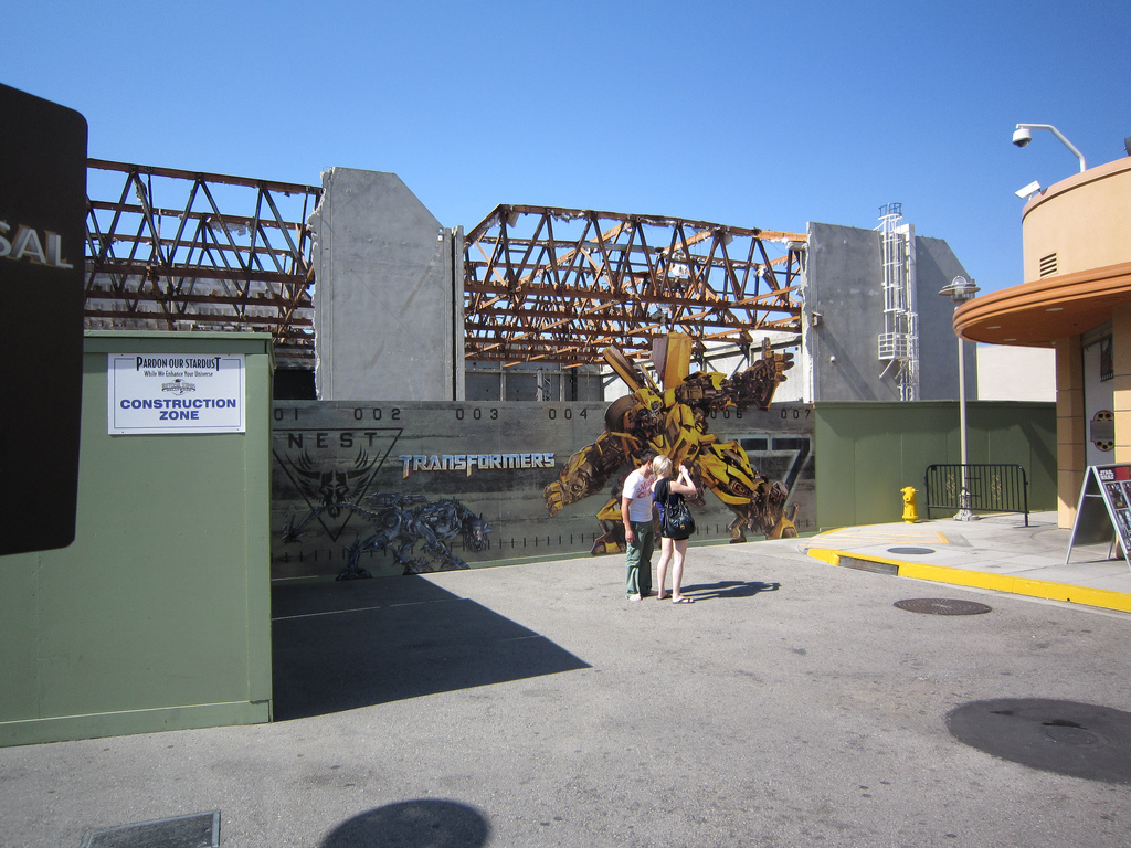Universal Studios Blog: Construction Photos of the Transformers Ride at ...