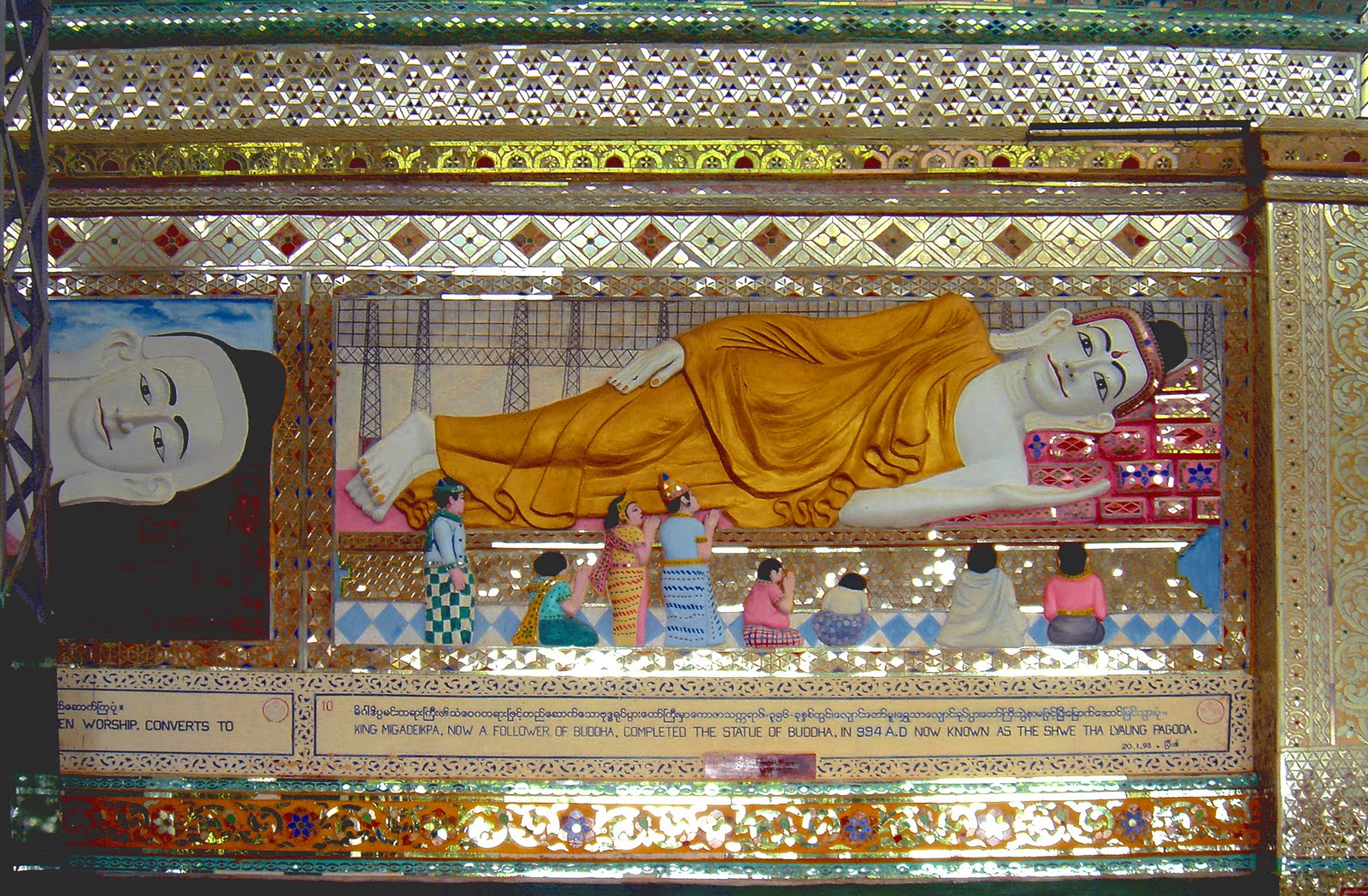 Vi - I saw: Myanmar, Bago (Pegu), The Shwe Tha Lyauhg - Buda Deitado ...