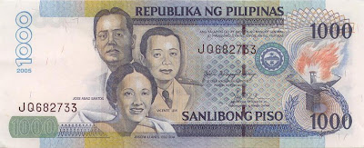Philippine Money - Peso Coins and Banknotes: 1000 Peso Bill - New ...