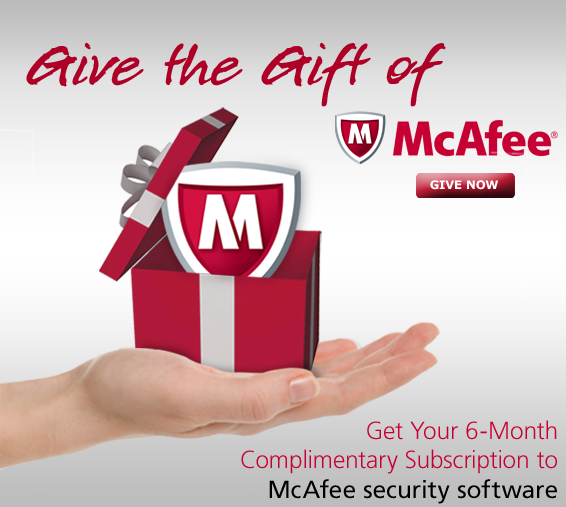 Get Free McAfee AntiVirus from McAfee Facebook!
