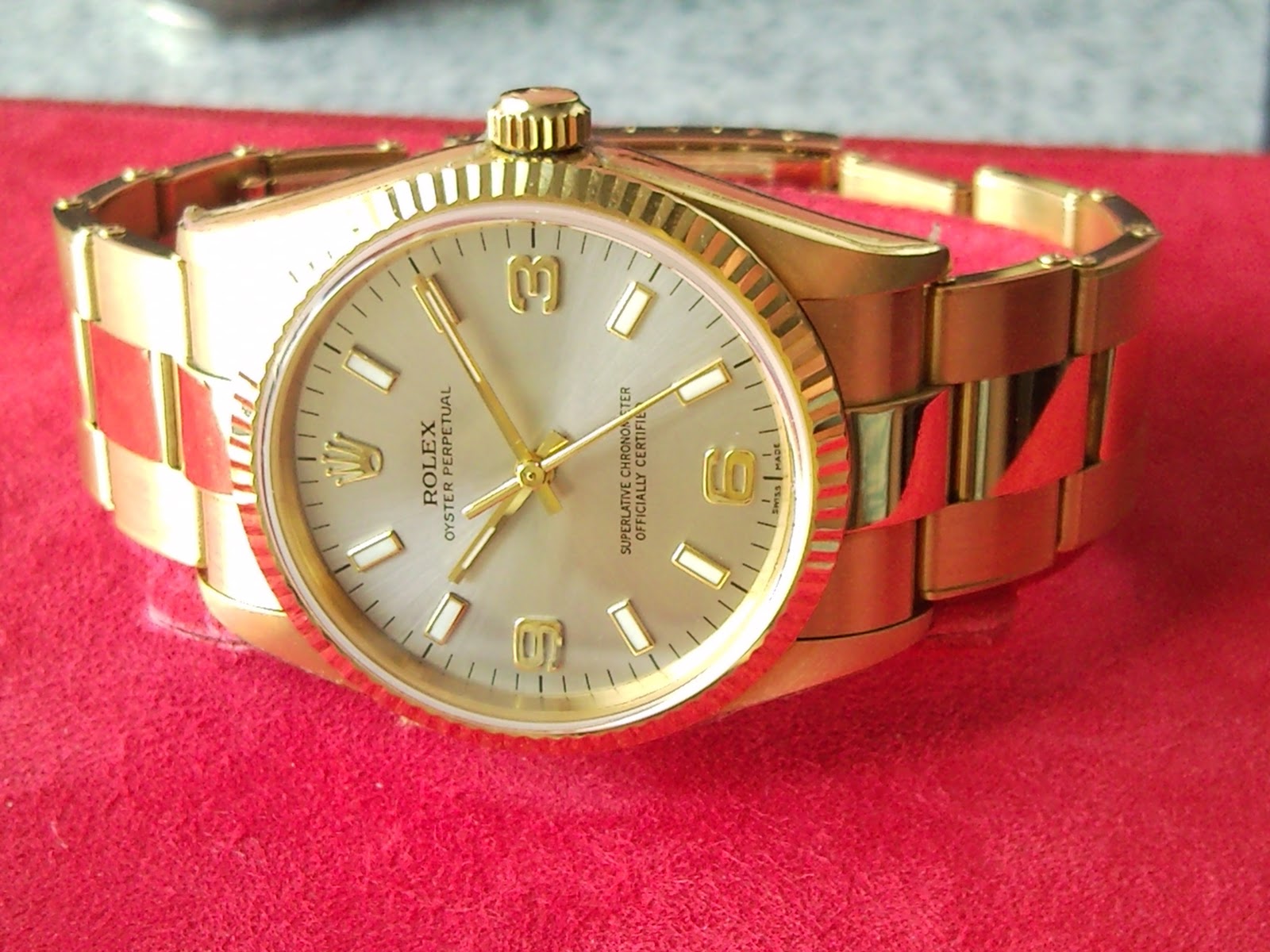 Hong Kong Watch Fever 香港發燒友: Rolex Ref. 14238 Solid Yellow 18KT Gold ...