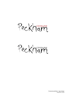 Graphic Design Communication 2: Consume Peckham Logo