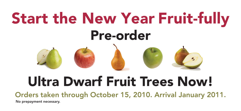 Order your fruit trees now for 2011! | Sloat Garden Center