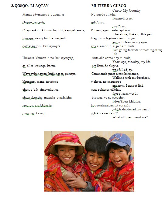 Harawikuna - Poemas en Qechua