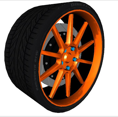 GTA San Andreas Auto Peça: roda fresh para zmodeler