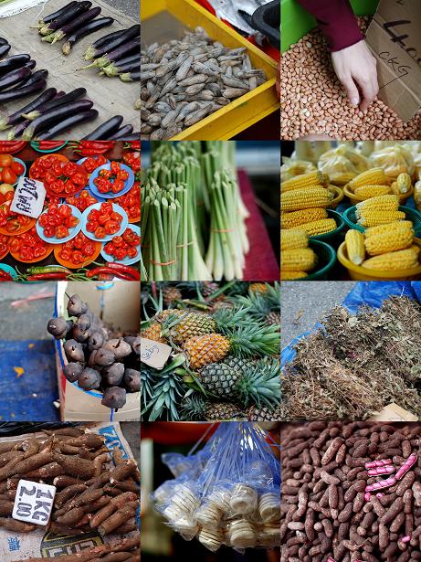 mommaplate filled with food: Pasar Satok . Kuching