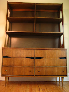 flatout design: Mid Century Dresser/Bookcase