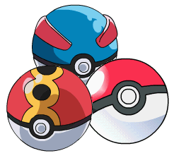 Tipos de pokebolas - Pokemon