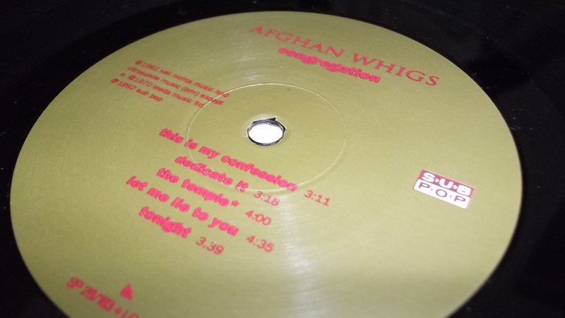 vinilgrafias ))): Afghan Whigs - Congregation [1992]