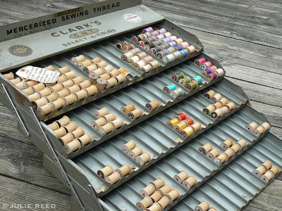 bricolage: Fabulous Find #7 ~ Clark's Spool Display