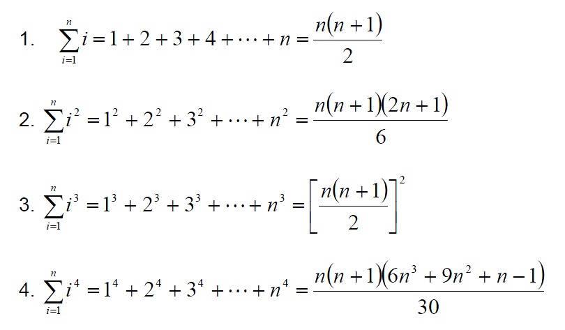 Cálculo Integral: Notación Sigma