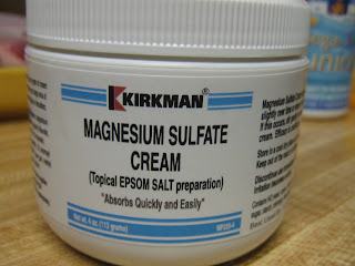 Gluten Free Casein Free Life: Magnesium Sulfate Cream