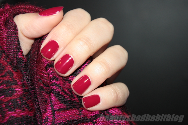 Barry M 'Raspberry' Nail Polish | Beauty's Bad Habit