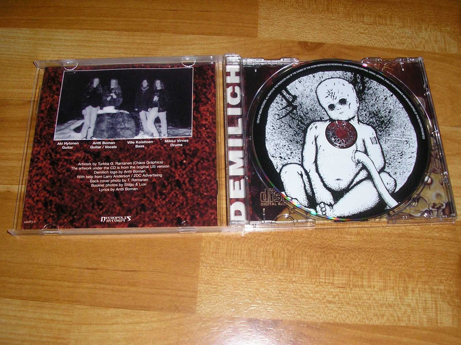 RAGE REVIEWS : DEMILICH "Nespithe" (1993, Death Metal)