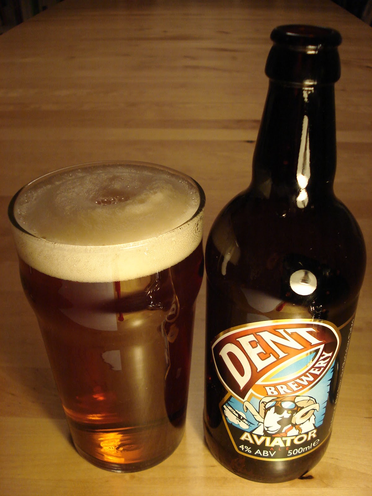 The Bottled Beer Year: Day 27, Beer 27 - Dent Brewery's "Aviator Ale"
