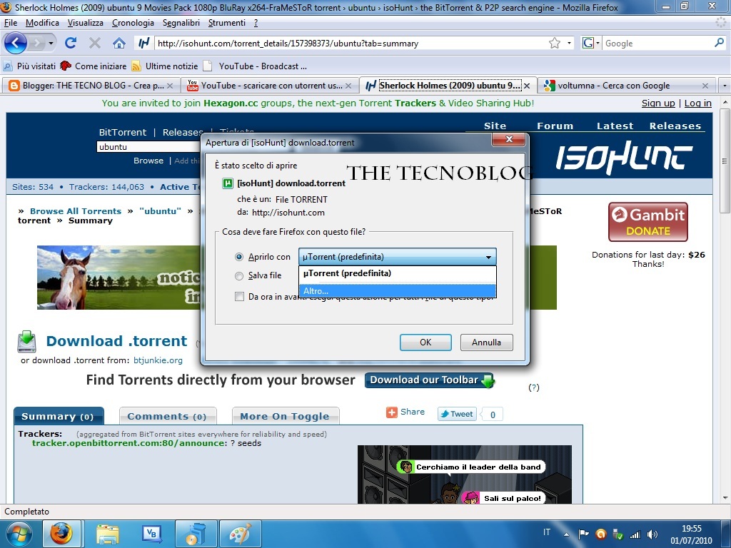 THE TECNO BLOG: SCARICARE FILE TORRENT CON ISOHUNT E BIT CHE