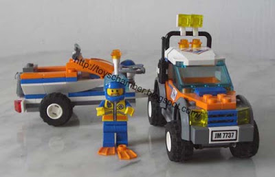 My little Toys Chamber: 7737 Lego City Coast Guard 4WD & Jet Scooter
