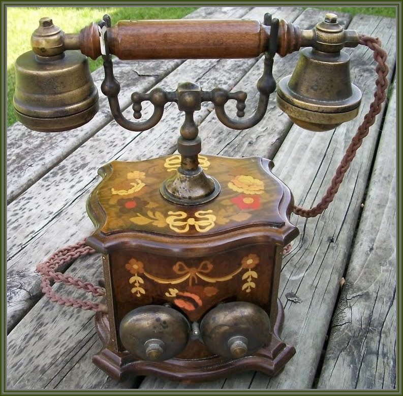 Views from North Cecil: 1890s Wooden Cradle Telephone