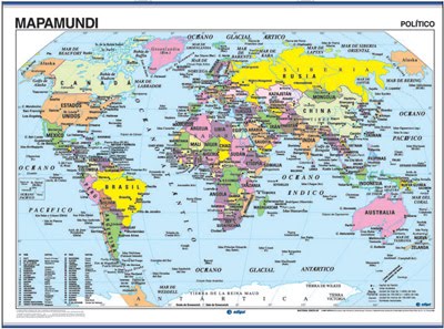 GEOGRAFIA DEL MUNDO: planisferio