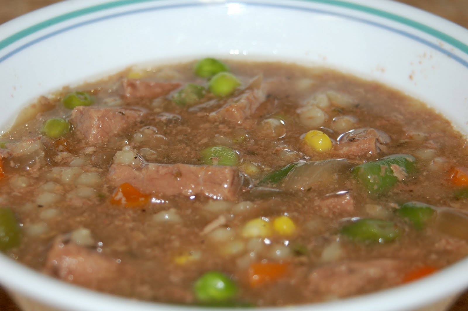 THE SERENDIPITY BISTRO: Beefy Vegetable Barley Soup