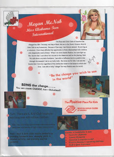 Idaho International Pageant Info: Example Platform Sheets