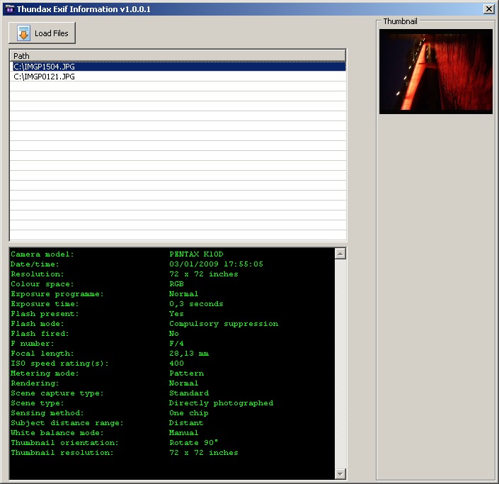 Reading The Exif And Iptc Information From A Jpeg Image With Delphi