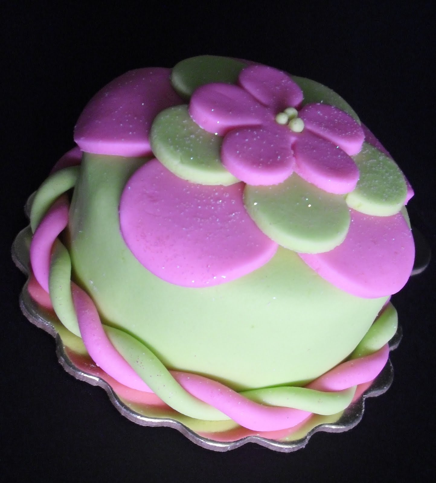 Dulces delicias de Pili: Mini torta para cumpleaños