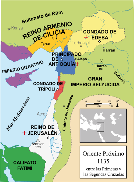 H I S T O R I E D A D E S: El Reino de Jerusalén y Las Cruzadas