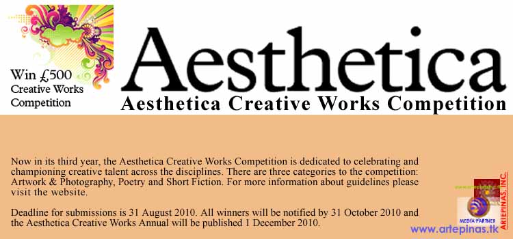 ARTEPINAS: AESTHETICA CREATIVE WORKS COMPETITION