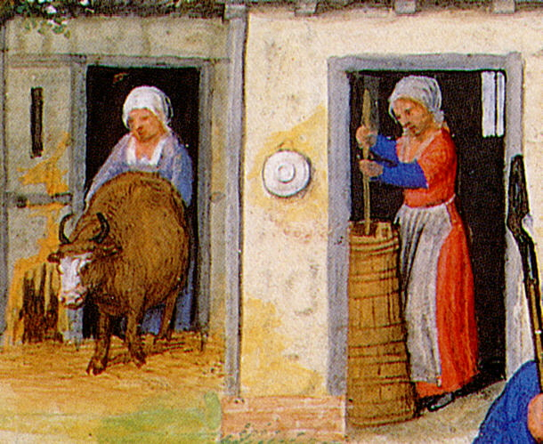 Medieval Life, now on Youtube: Making Butter